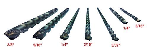 Makita 7 Piece - Complete Concrete Drill Bit Set for Hammer Drills - Precise Drilling for Light Masonry & Concrete