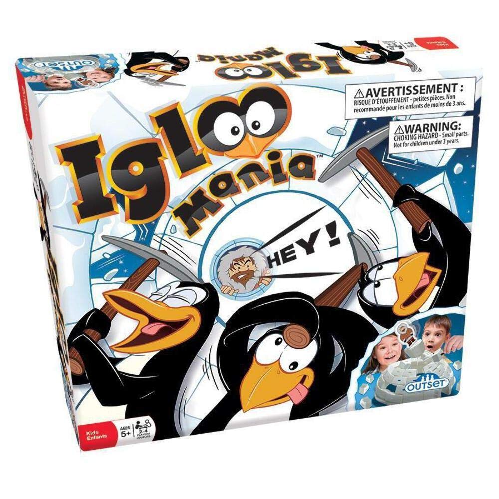 Igloo Mania Construction Game - Take Apart the Igloo Without The Eskimo Falling - 64 pieces (5+)