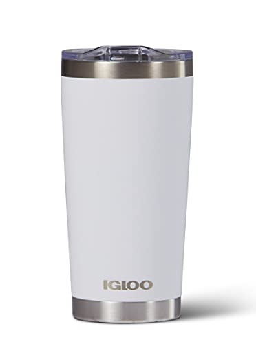 Igloo White 20 OZ Stainless Steel Tumbler