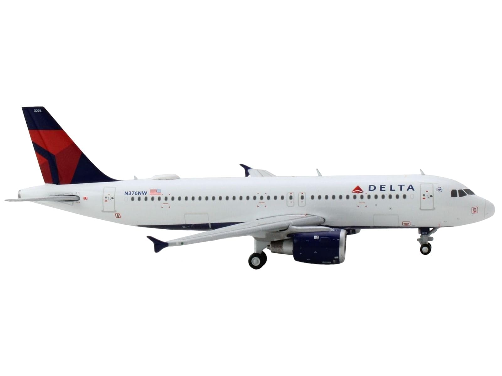 GeminiJets GJDAL2094 Delta Air Lines Airbus A320-200 N376NW; Scale 1:400