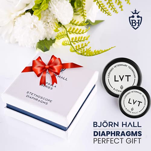 BJÖRN HALL Vet Tech Stethoscope Diaphragm | LVT Licensed Veterinary Technician | Fits Littmann Classic III & Cardiology IV Stethoscopes & Björn Hall | Vet Tech Supplies | Replacement Diaphragm | LVT