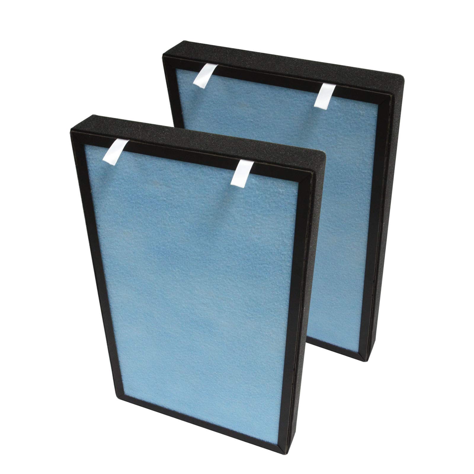 PUREBURG PB-P01F Replacement Filter Compatible with Pro Breeze PB-P01 Air Purifier,2-Pack H13 HEPA 4-Stage Filtration Activated Carbon Air Clean