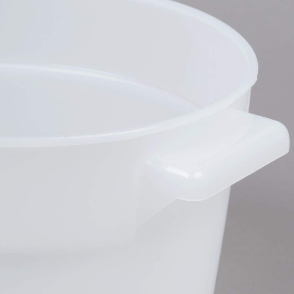 Cambro Round 2 Quart Poly White, red (RFS2148)