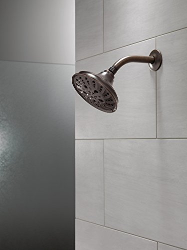 DELTA FAUCET -faucet 52669-RB H2Okinetic 5-Setting Raincan Shower head, Venetian Bronze