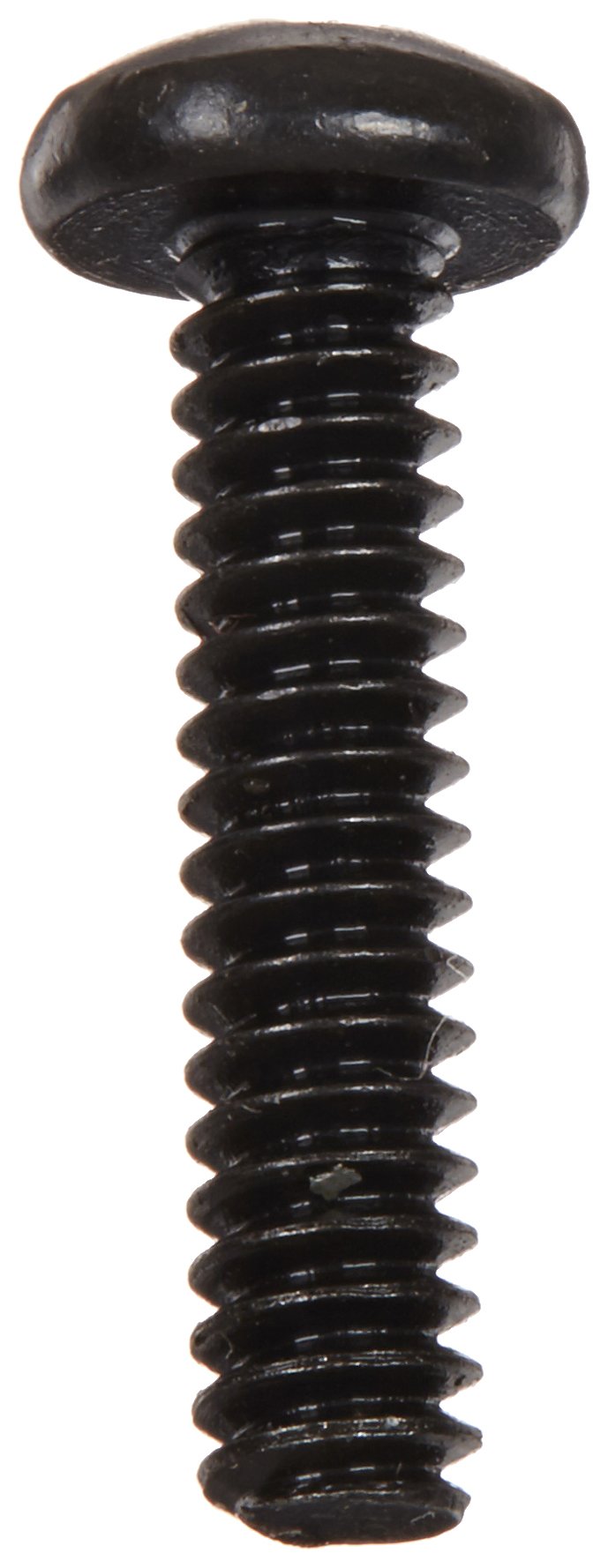 Small Parts Steel Pan Head Machine Screw, Black Oxide Finish, Meets ASME B18.6.3, #2 Phillips Drive, #6-32 Thread Size, 5/8" Length, Fully Threaded, Import (Pack of 100)