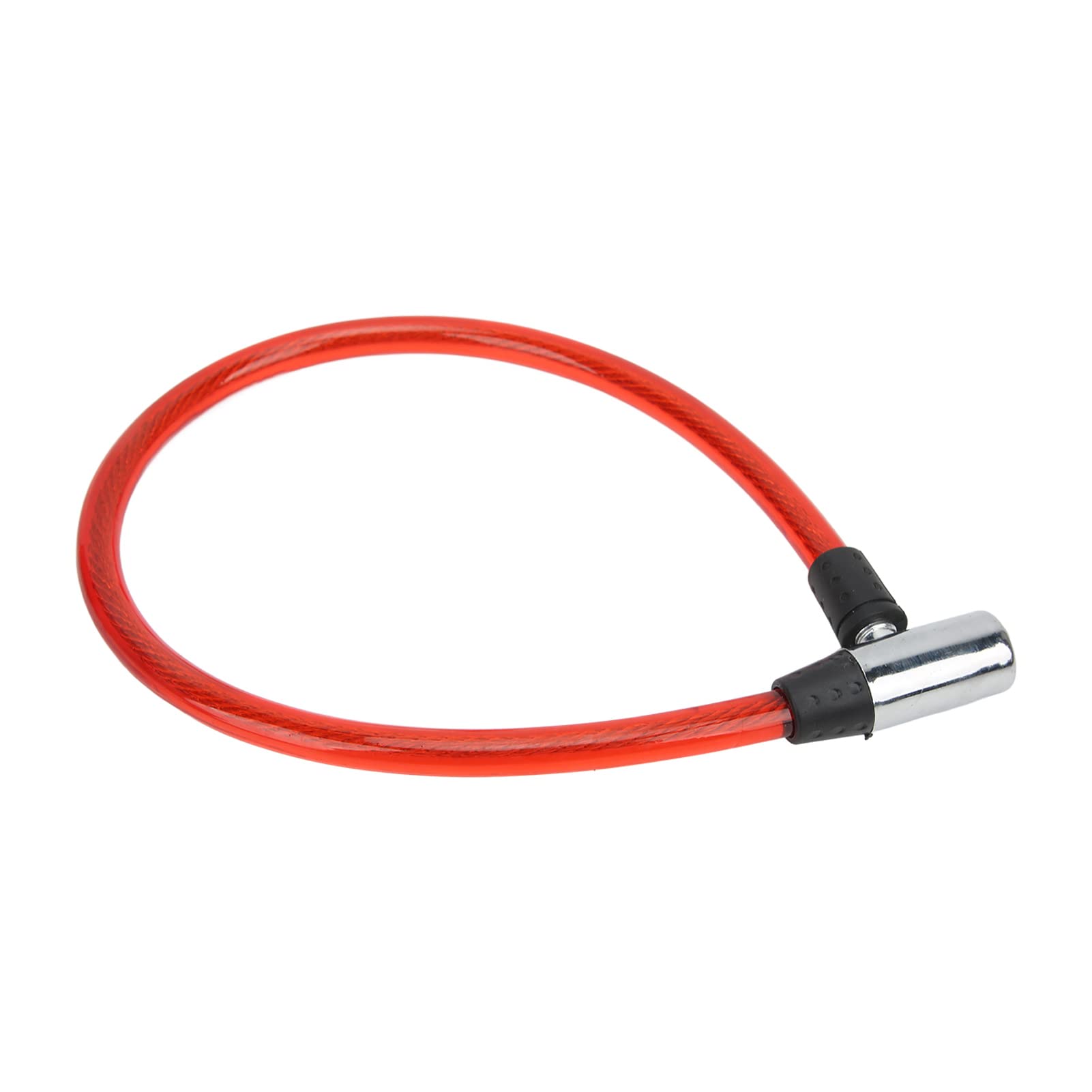 Beaswhca Mountain Bike Lock Cable Rugged Steel Wire Mountain Bike Motorcycle Door Lock Cable(red)