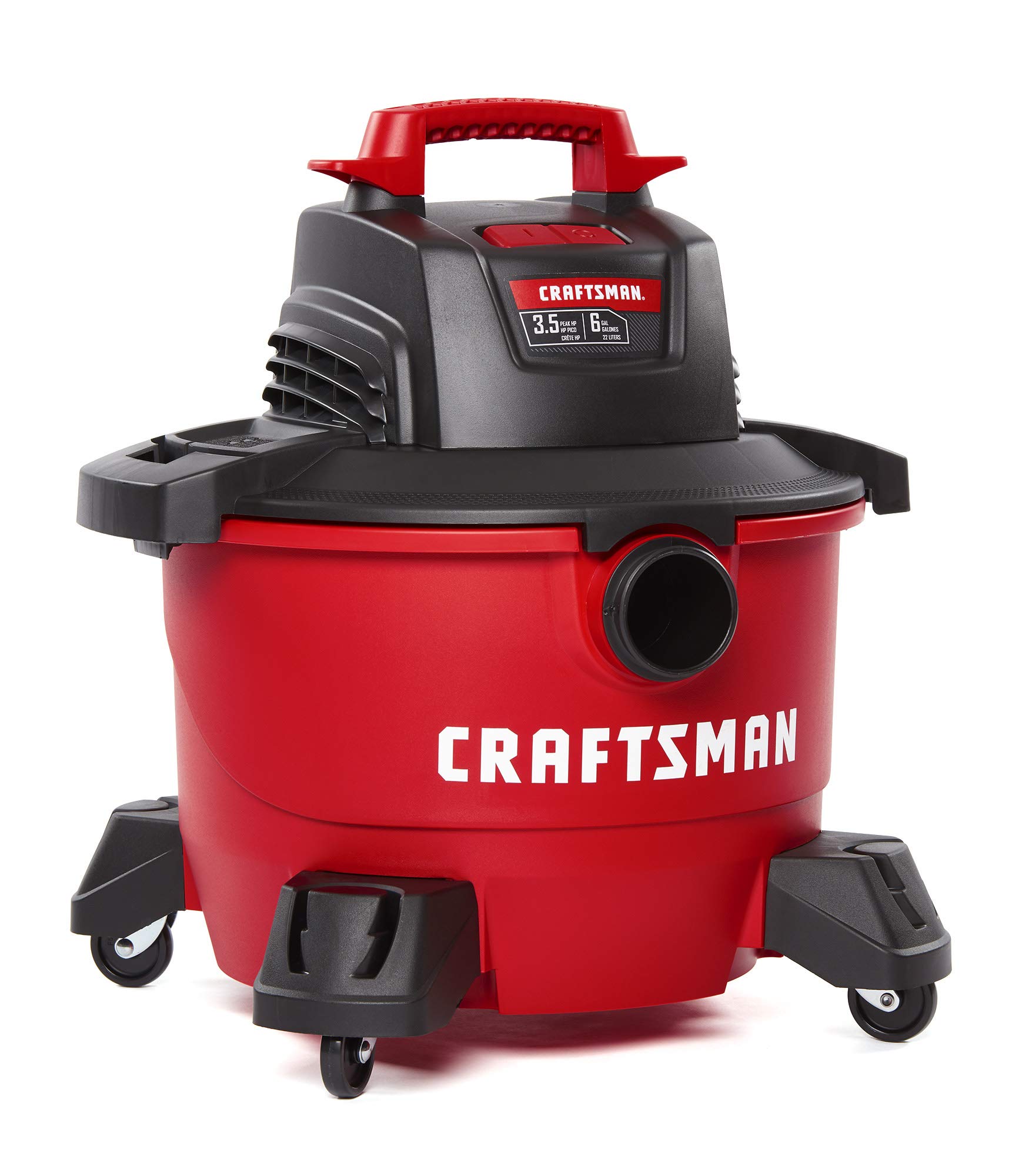 CRAFTSMAN 3" X 21" Belt Sander with 6 Gallon 3.5 Peak HP Wet/Dry Vac, Portable Shop Vacuum (CMEW213AM & CMXEVBE17584)