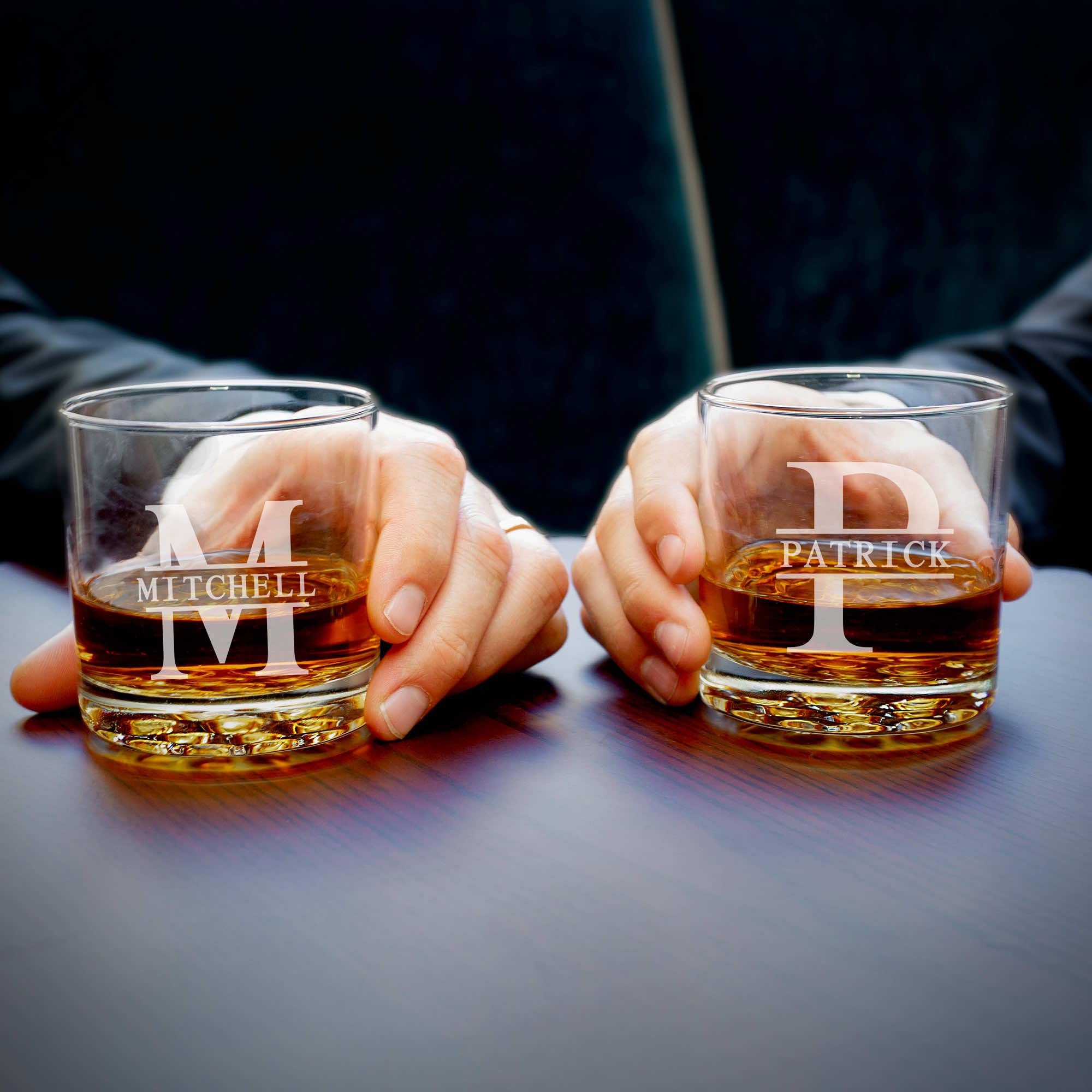 Classic Groomsman Custom Whiskey Glass (Personalized Product)