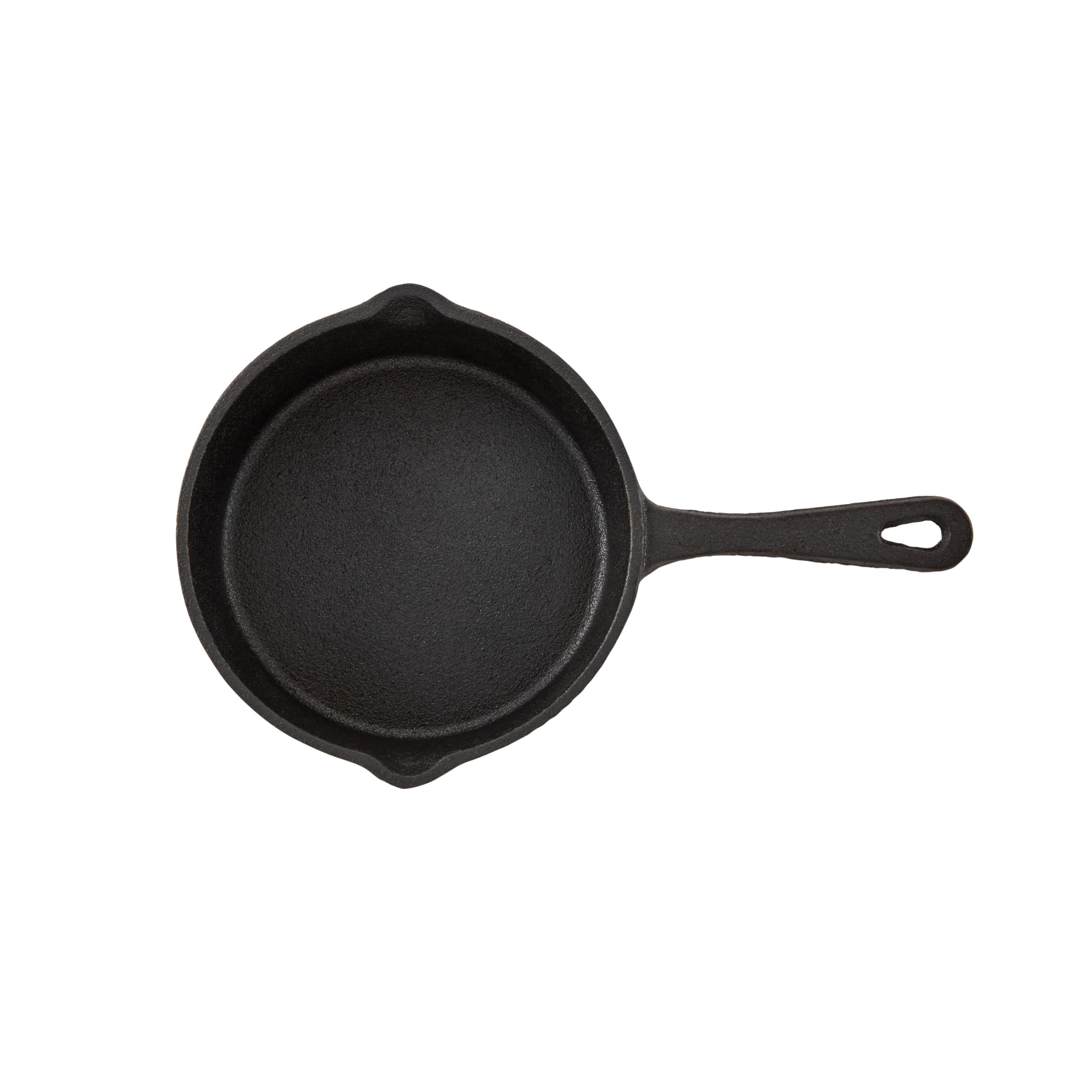 Casamoda 5.4 inch (13.7cm) pre-seasoned cast iron skillet, Mini Fry Pan, Round
