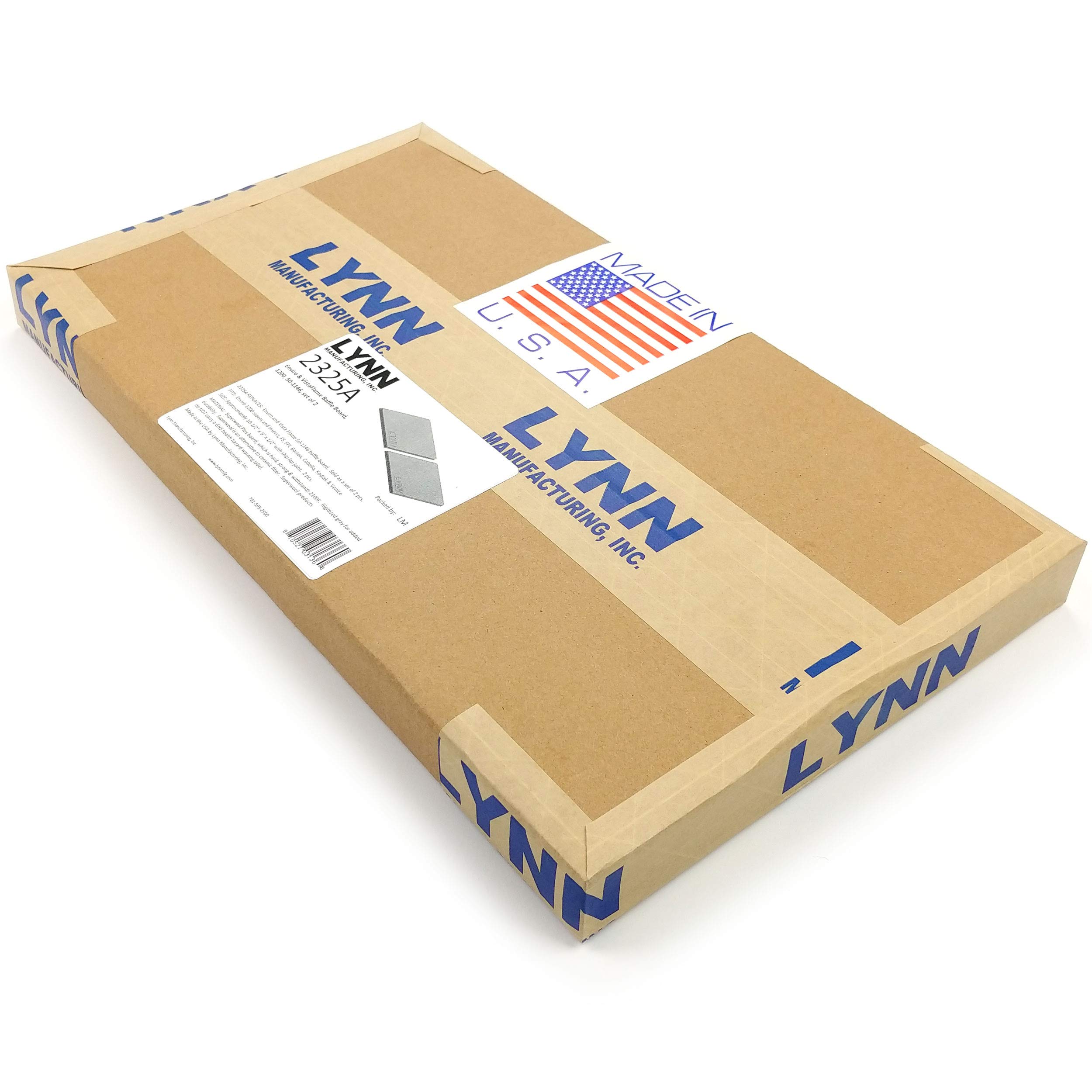 Lynn Manufacturing Replacement Enviro & VistaFlame Baffle Board, 1200, 50-1146, Set of 2, 2325A