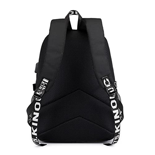 FIGHTINGGOLD JoJo Bizarre Adventure Backpack for College Rucksack Laptop Travel Bag Josuke Kujo Jotaro Dio Jolyne (I)