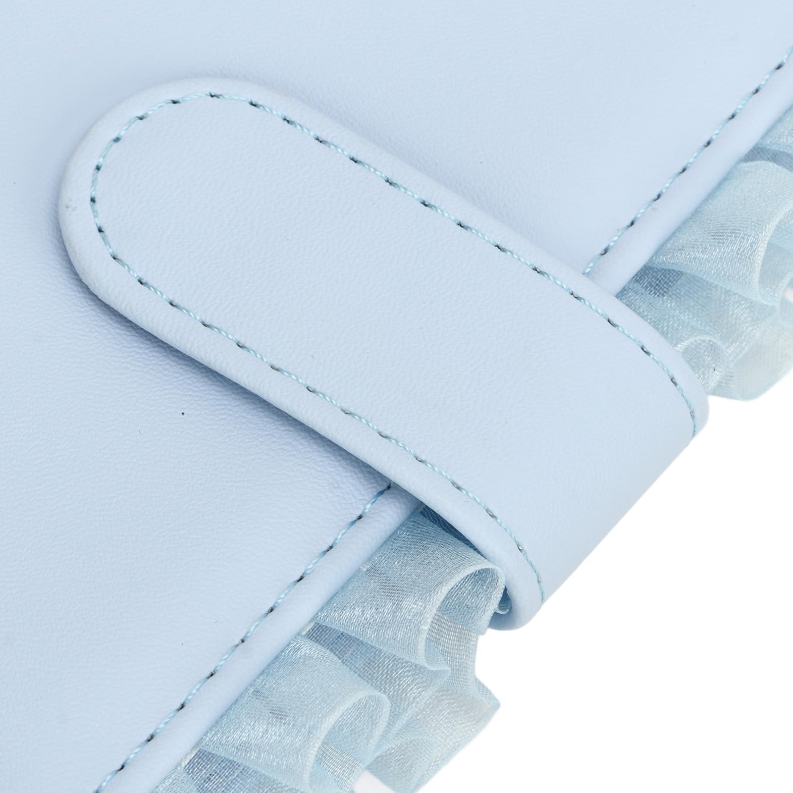 Camera Picture Holder, Universal Mini Film Photo Album with Cute Lace for Display (Blue)