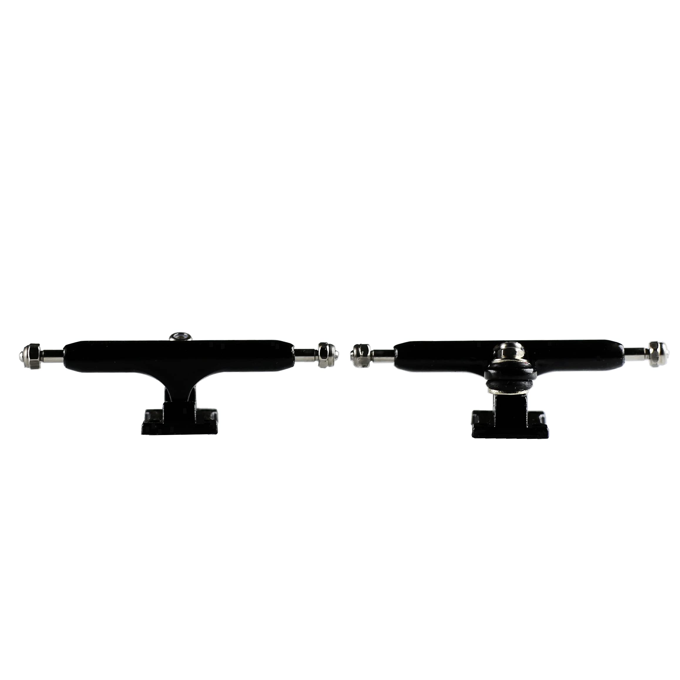 NOAHWOOD Fingerboards Parts Professional Prince II Trucks (34mm) + Update Self-locking Nuts (Black)