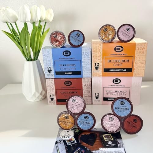 Blueberry Cobbler Coffee Pods by Coffee Beanery | 12ct Flavored Coffee Pods Medium Roast Coffee Pods| 100% Specialty Arabica Coffee| Gourmet Coffee Pods