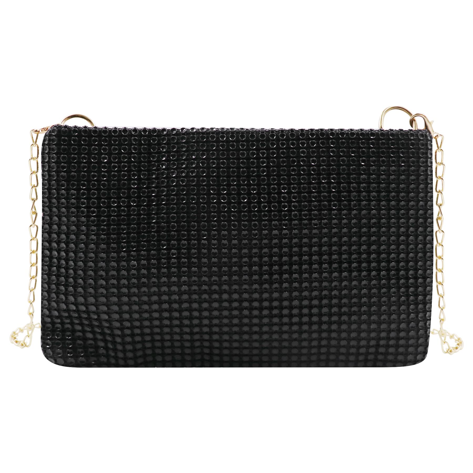 Caviotess Bling Rhinestone Evening Bag for Women Crystal Crossbody Bag Clutch Purse for Party Wedding