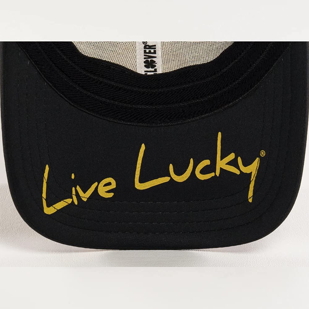 Black Clover Premium Clover 49 Black Hat/Gold Clover L/XL