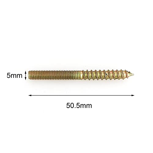 heyous 8 Set Bird Cage Feeder Stand Perches Accessories Hardware - 8pcs Wing Nut 8pcs Set Screw and 16pcs Flat Washer Hamster Board Pole Fixing Breeding Box Screws