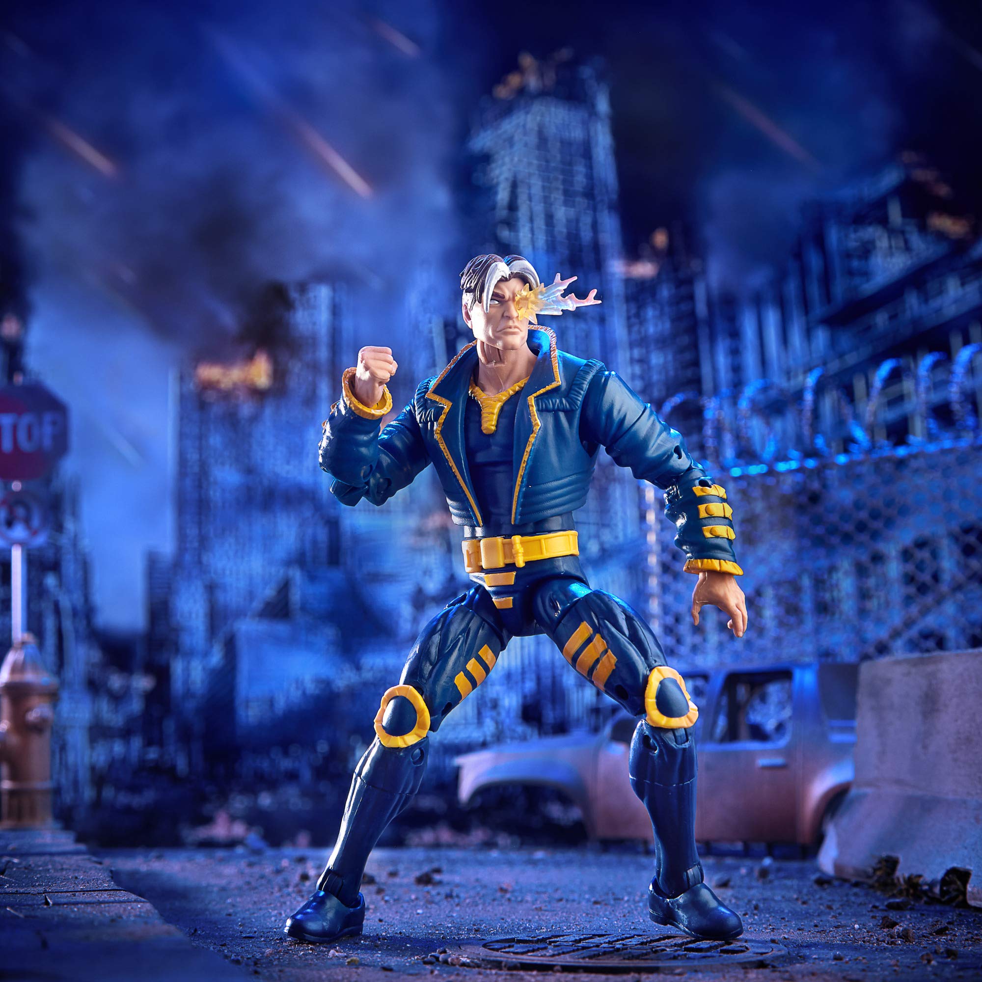 Marvel Hasbro Legends Series 6-inch Collectible X-Man Action Figure Toy X-Men: Age of Apocalypse Collection, Blue