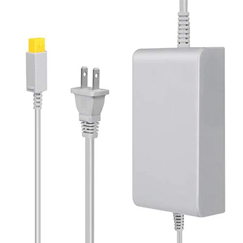 NeeKeons AC Power Supply Universal 100-240V Adapter Cord US Plug for Nintendo Wii U Console System