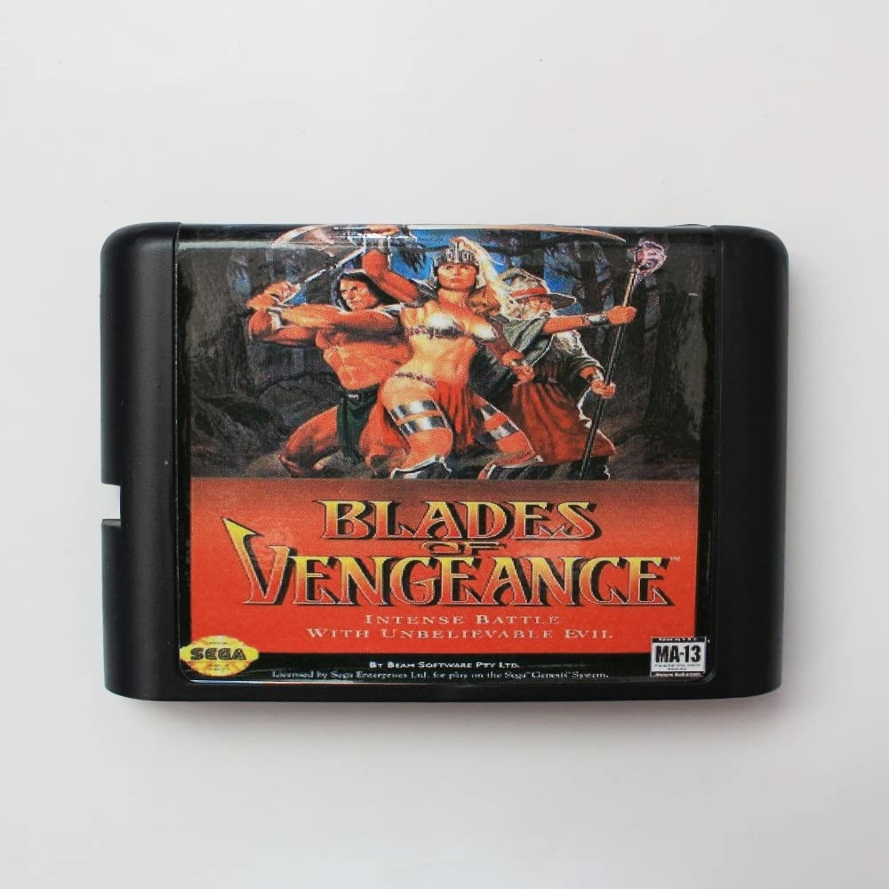 Royal Retro Blades Of vengeance 16 bit SEGA MD Game Card For Sega Mega Drive For Genesis