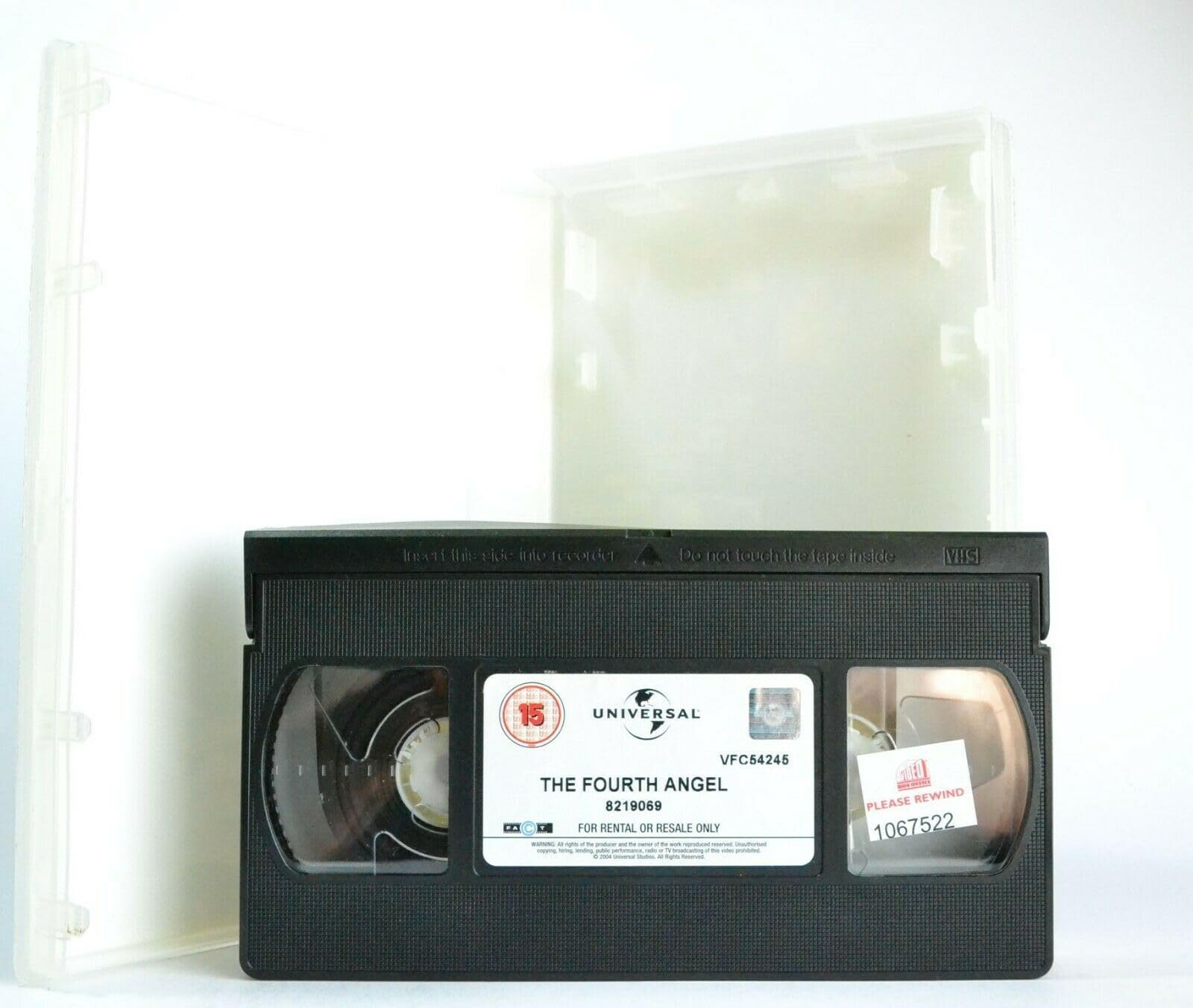 The Fourth Angel: British/Canadian Thriller - Jeremy Irons/Forest Whitaker - VHS