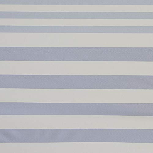 Madison Park Aviana Shower Curtain, Yarn Dyed Woven Stipe Design, Modern Bathroom Decor, Machine Washable, Fabric Privacy Screen 72x72, Navy