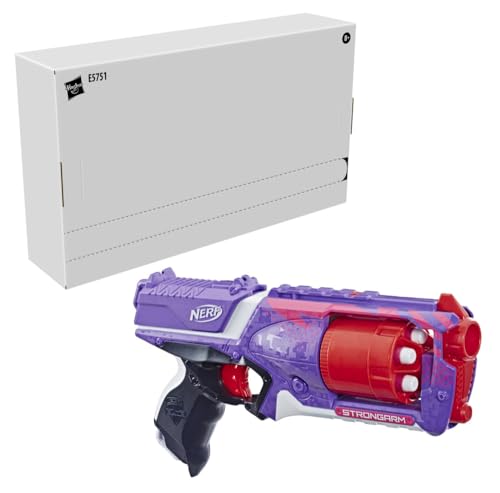 NERF Elite Strongarm, Rotating Barrel, Slam Fire, 6 Darts (Amazon Exclusive)