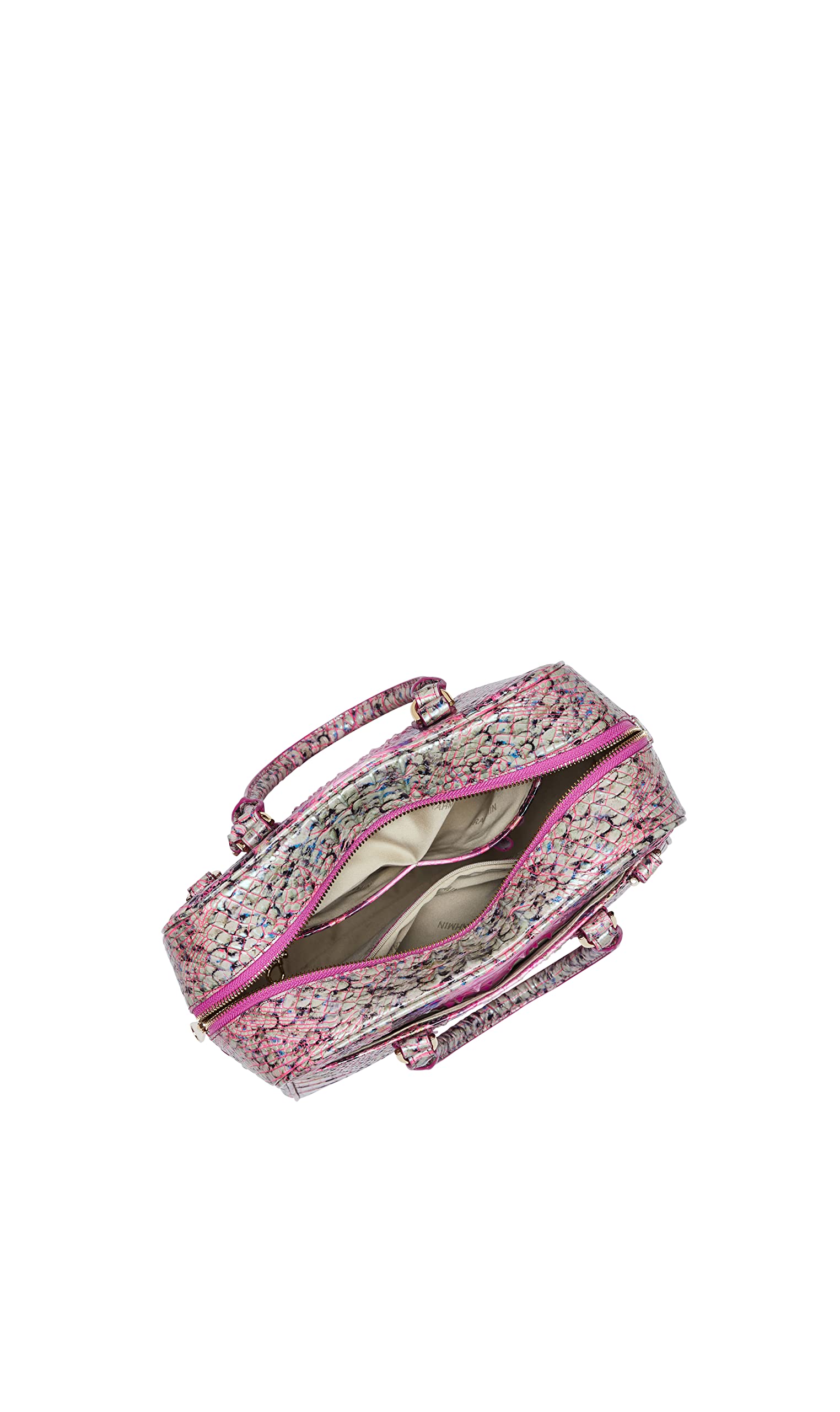 BRAHMIN Pink Cobra Ombre Melbourne Marissa