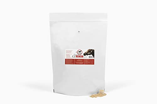 Pennwoods GI Renew, Probiotics for Equine, Immune and Appetite Stimulation, Prebiotics, Digestive Enzymes | Horse Supplement Providing Ulcer Relief and Organic Toxin Binder, 5 LB Pouch