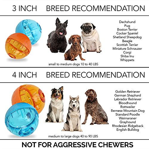 OurPets IQ Treat Ball Interactive Food Dispensing Dog Toy , Assorted Colors