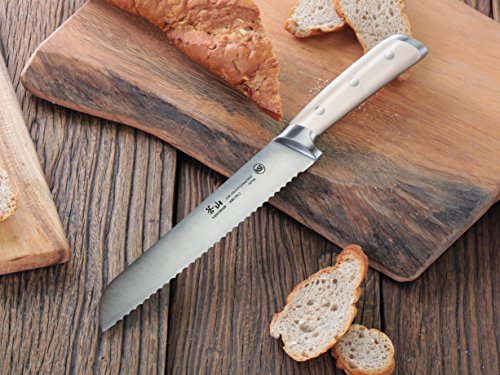 Cangshan S1 Series 59700 German Steel Forged Bread Knife, 8-Inch