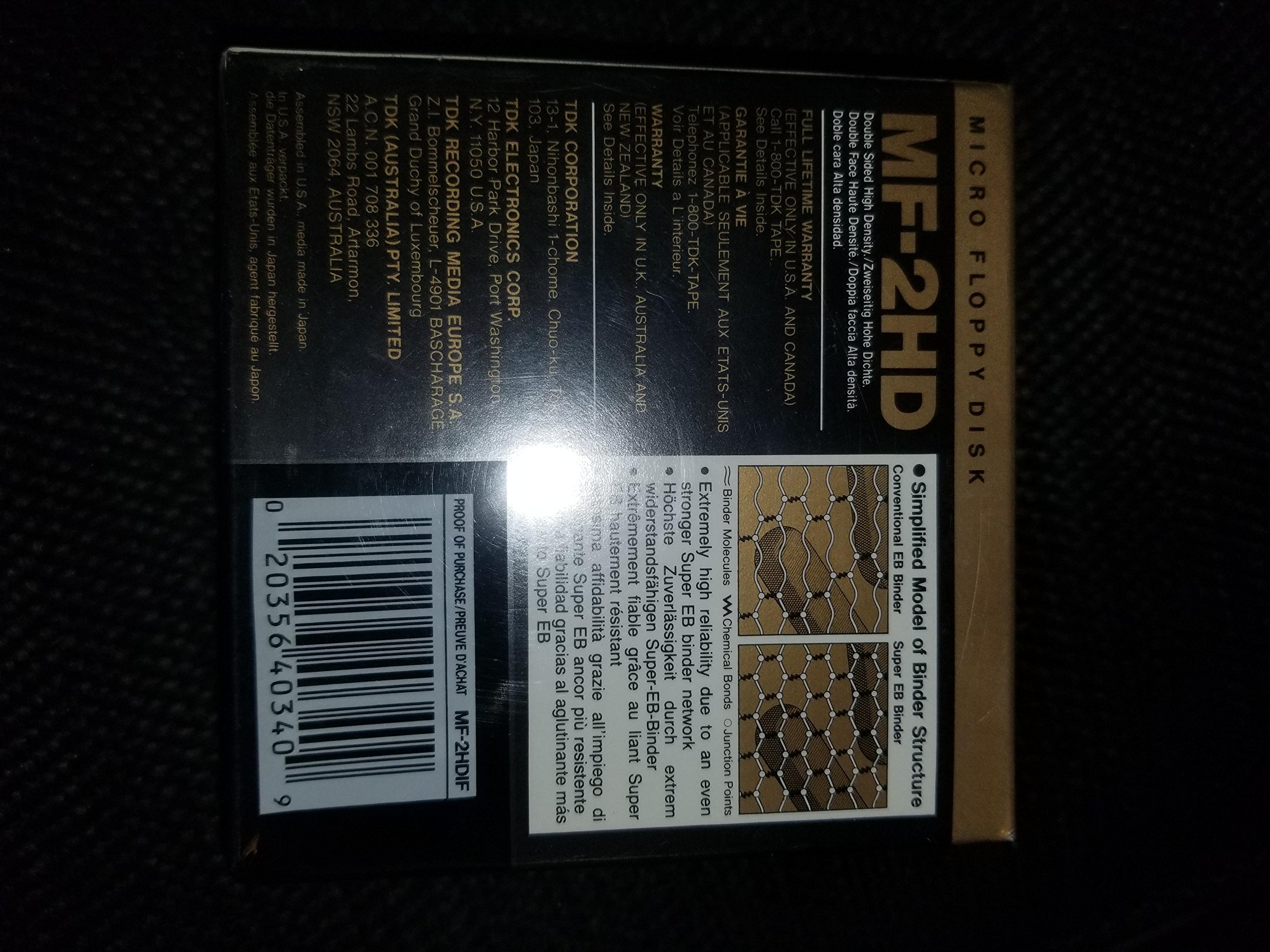 TDK MFD 2HD Floppy Disks (Box of 10)