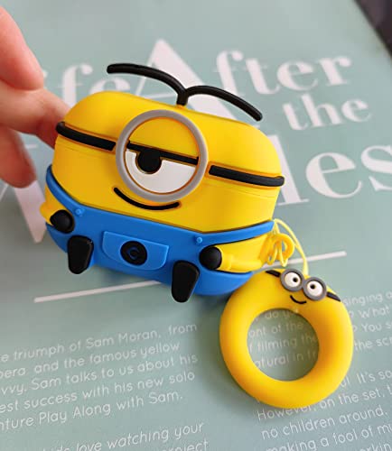 Compatible with Airpods Pro 2nd Generation Case 2022, Cute Case for Air Pods Pro 2 Cartoon, Kawaii Soft Silicone Protective Cover for New Apple Air pod Pro2 Case for Men Women Keychain (One Eye)