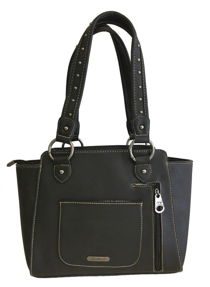 Montana West MW250G-8250 Concealed Handgun Collection Handbag Brown