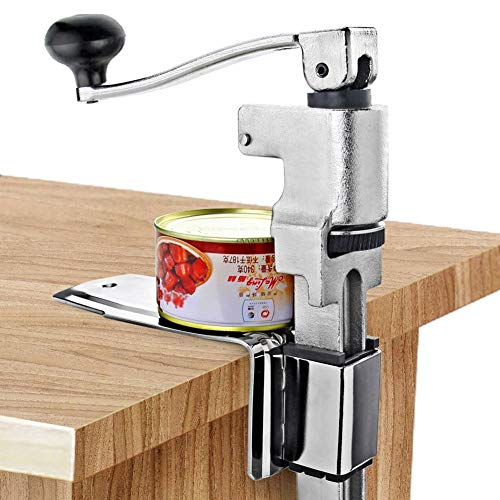 Commercial Can Opener, Manual Can Opener Home Food Big Can Opener Table Mount for Commercial Restaurant Kitchen