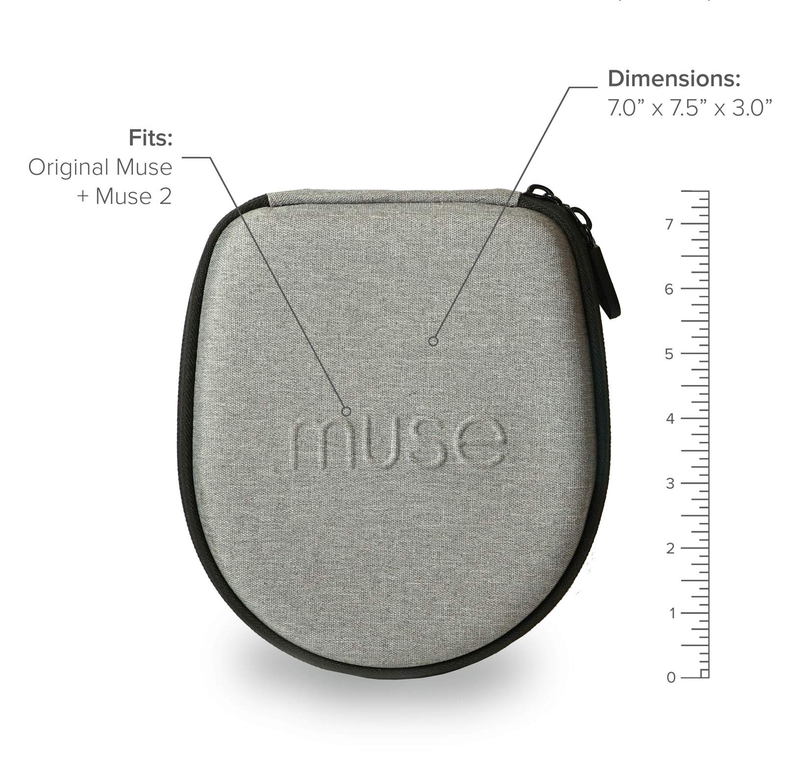 MUSE 2 Case - Official Storage & Travel Carrying Case 2: The Brain Sensing Headband (Also Compatible with Original