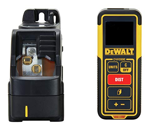 DEWALT TSTAK Laser Level & Laser Measure Tool Kit, Cross Line (DW0889CG)