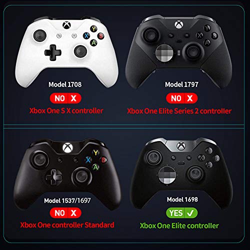 Elite Controller Thumbsticks Replacement โ 6 in 1 Original Swap Magnetic Analog Thumb Sticks Set Joystick Parts Repair Accessories Kit for Xbox One Elite Controller Series 1 (Model 1698)