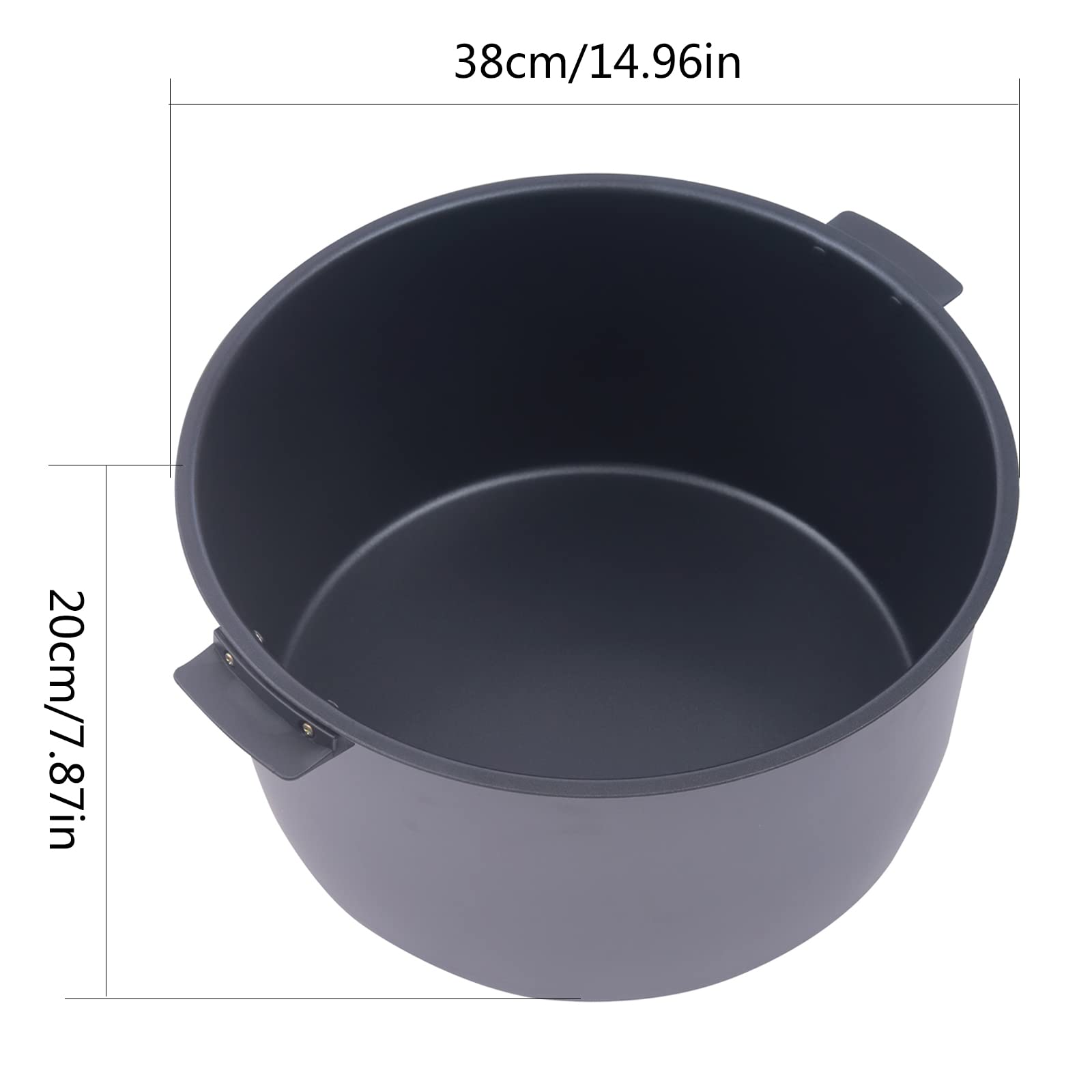 Commercial Electric Rice Warmer Cooker with Non-stick Inner Pot, Stainless Steel, 19 L/20QT-Large for Restaurant Family