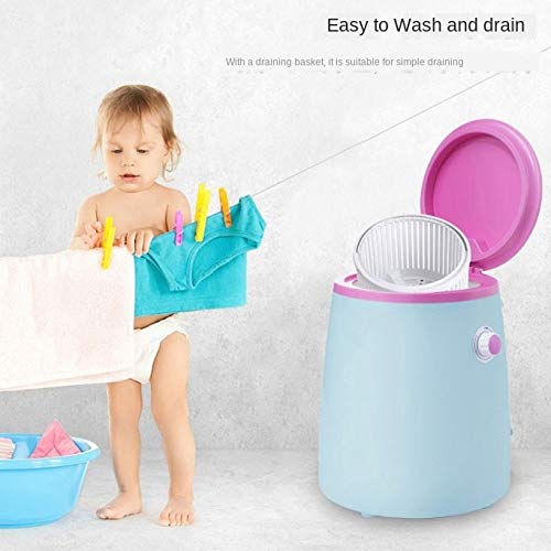 BHVXW Household Gift Single Tube Children Mother Baby Special Small Lazy Semi-Automatic Socks Underwear Washing Machine
