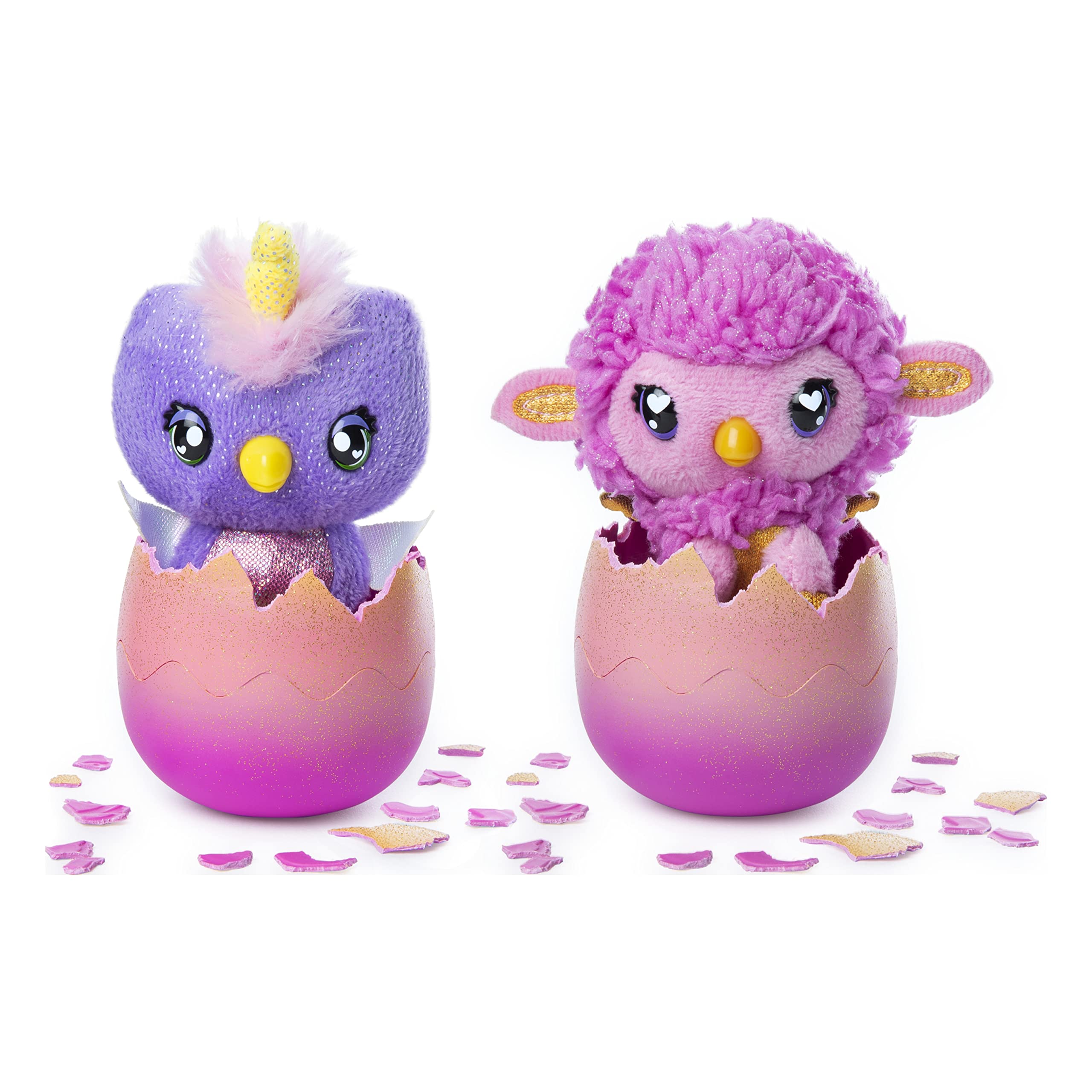 Hatchimals Hatchtopia Life 2-Pack, 2-inch Tall Plush with Interactive Game, for Ages 5 and up (Styles May Vary)