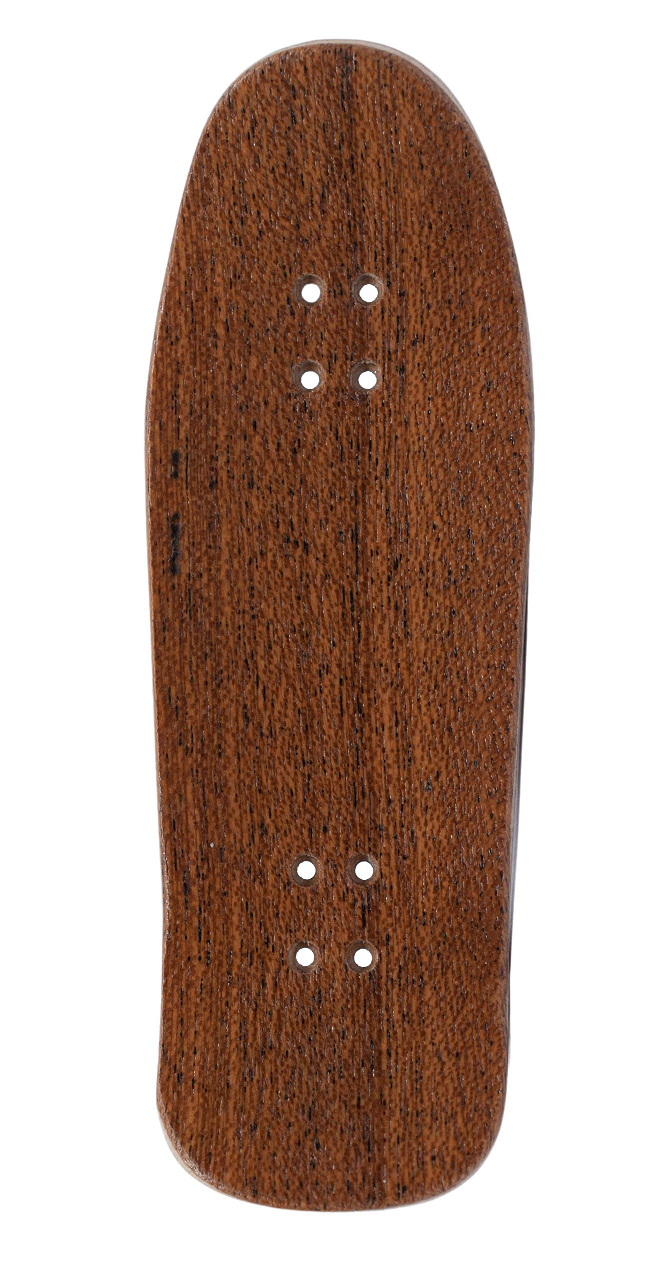 Teak Tuning Wooden Fingerboard Carlsbad Cruiser Deck, Leather Bound Book - 34mm x 100mm - Handmade, Pro Shape & Size - Five Plies Wood Veneer - Includes Prolific Foam Tape