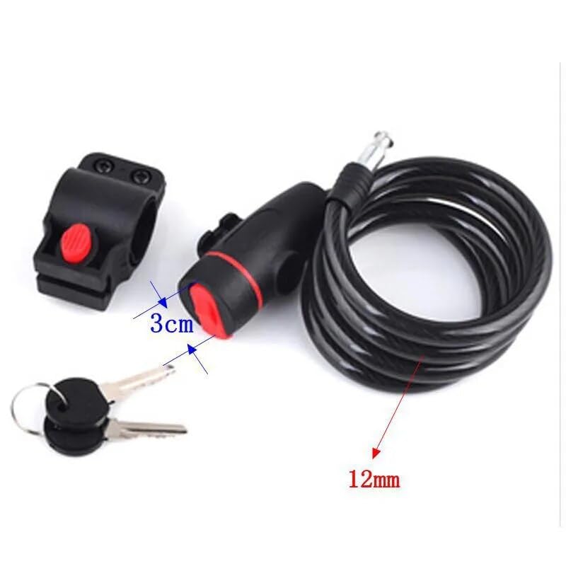 Bike Lock Bicycle Lock, Anti-Theft Road Bike, Steel Wire Chain Lock, Motorcycle Helmet, Folding Safety Padlock Bicycle Lock