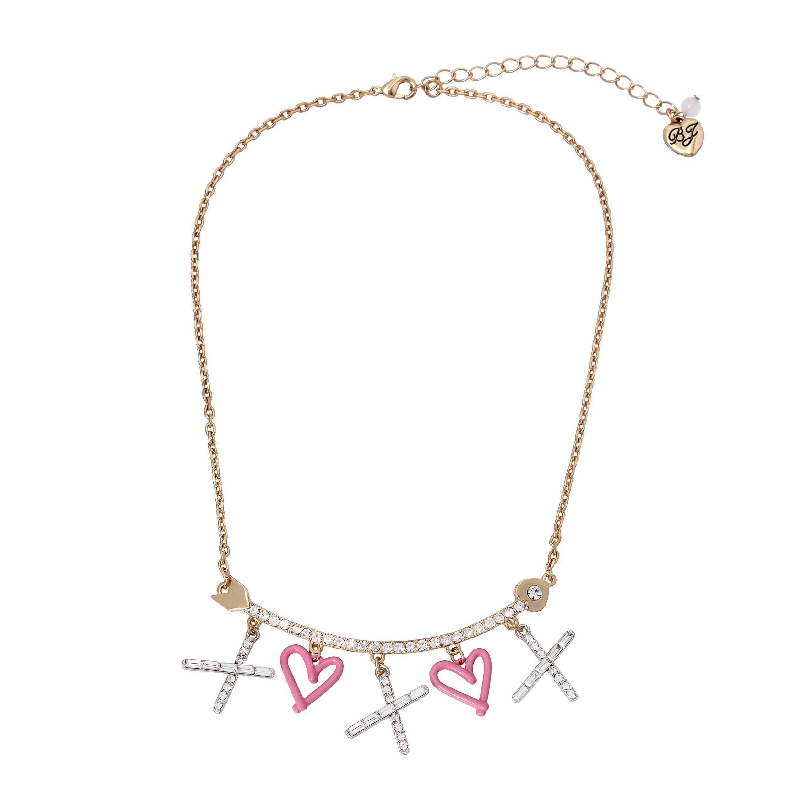 Betsey Johnson XOXO Bib Necklace