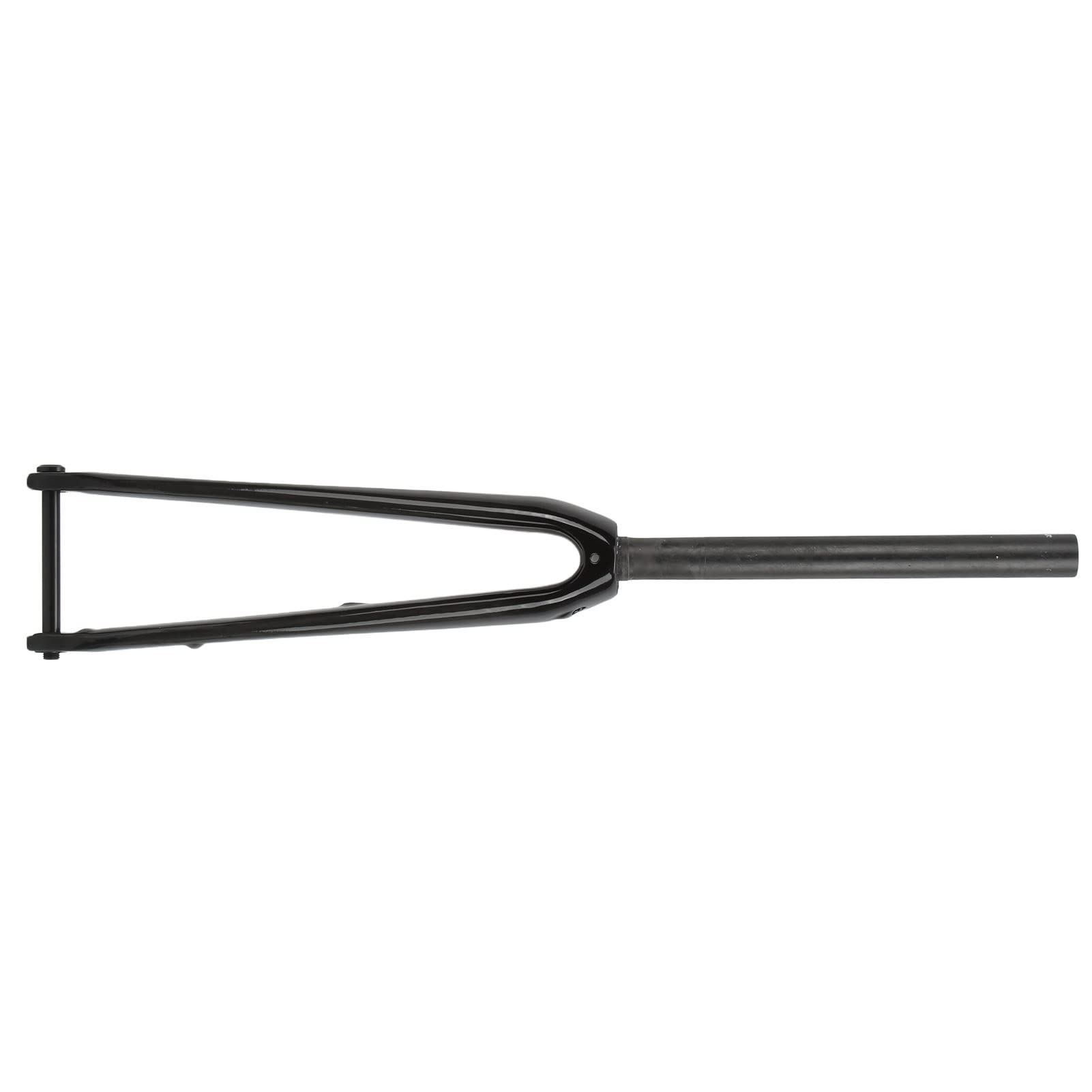 Carbon Fiber Straight Tube Fork, Road Bike Fork Rigid High Strength Lightweight for Riding(UD Bright)