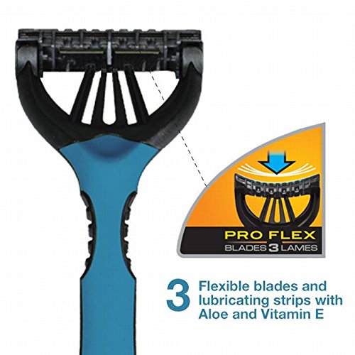 Schick Xtreme 3 Disposable Razors for Men with Refreshing Scented Handle, 4 Count