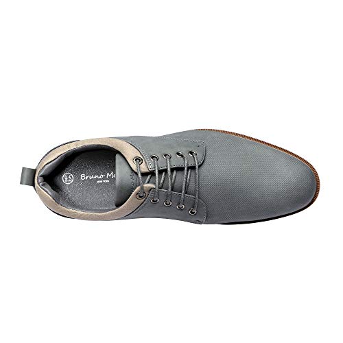 Bruno Marc Men's Grey Dress Shoes Casual Oxford LG19011M 11 M US