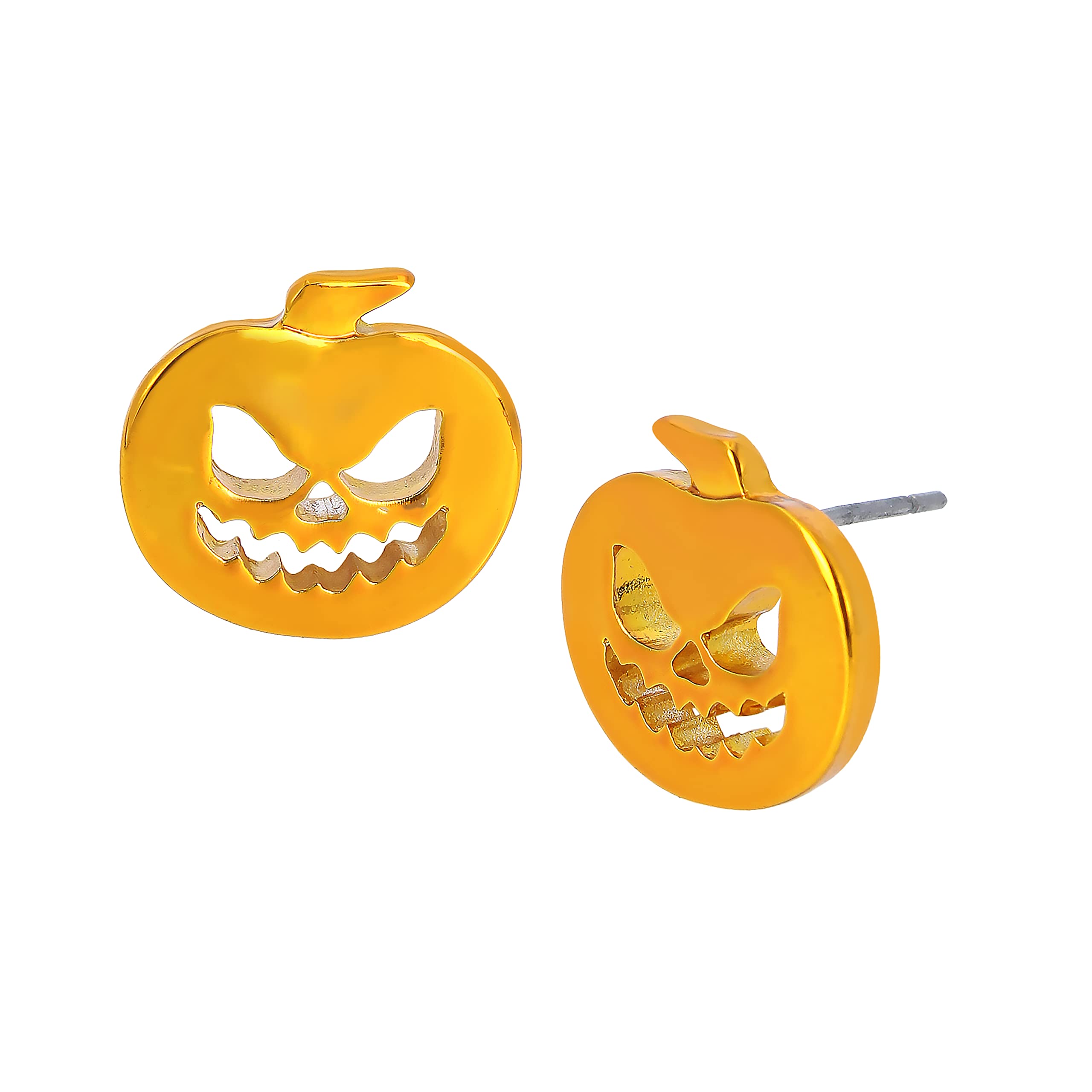 Betsey Pumpkin Stud Earrings