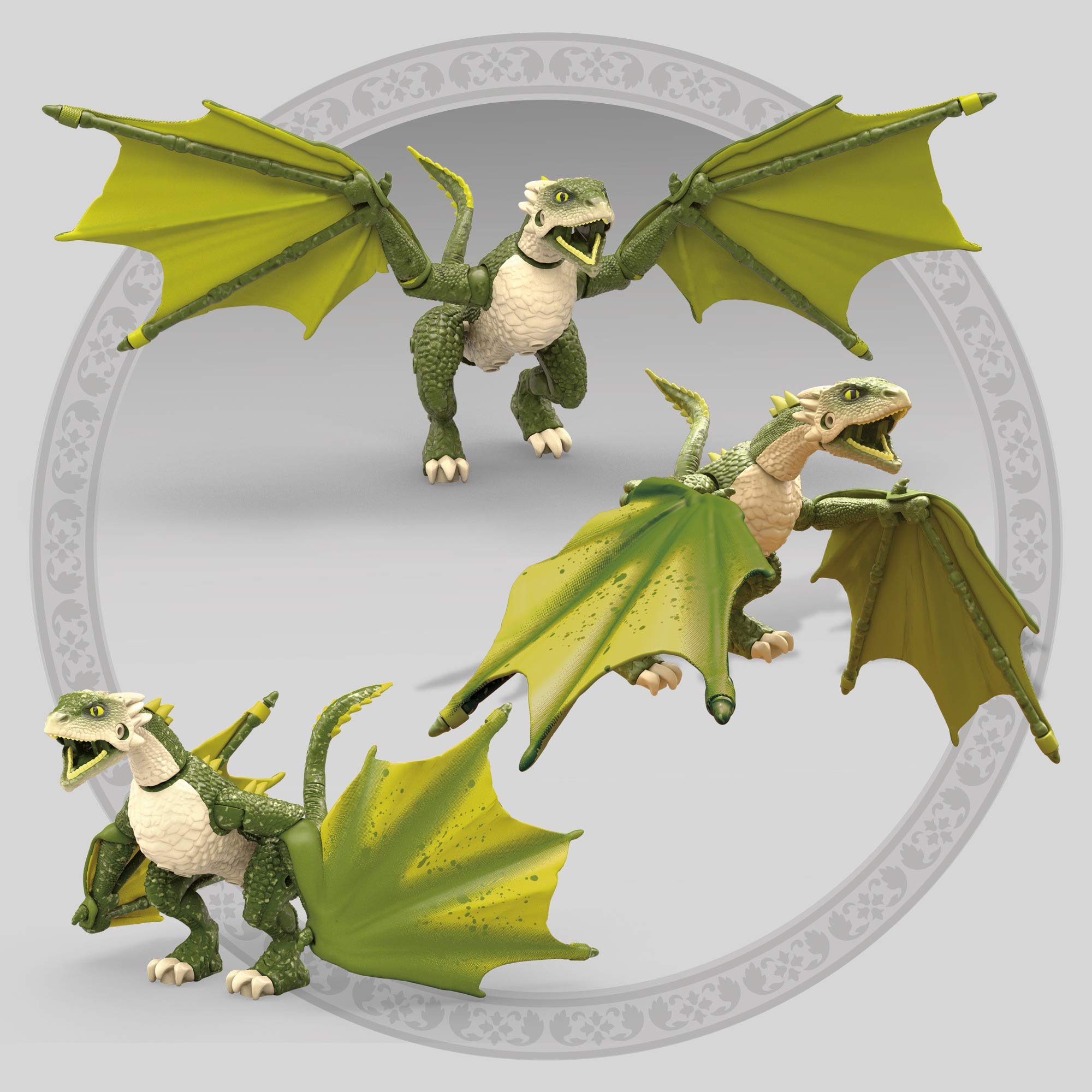 Mega Construx Game of Thrones Rhaegal Construction Set with character figures, Building Toys for Collectors (30 Pieces)