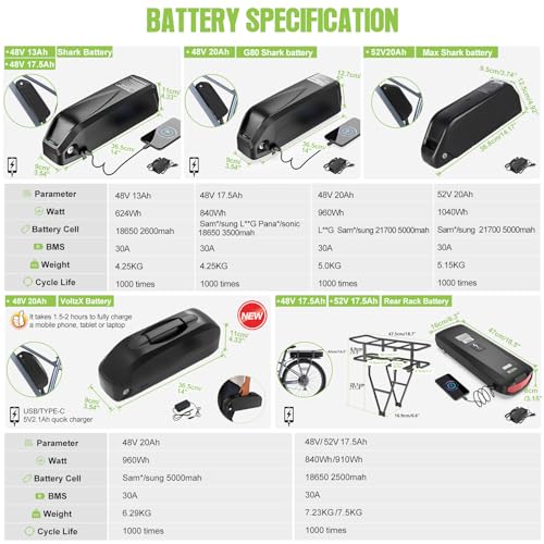 BAFANG BBS02B 48V 750W Mid Drive Kit with Battery Optional 8fun eBike Conversion Kit with LCD Display (850C Display, Motor kit+44T Chainring+Rear Battery 48V 15Ah)